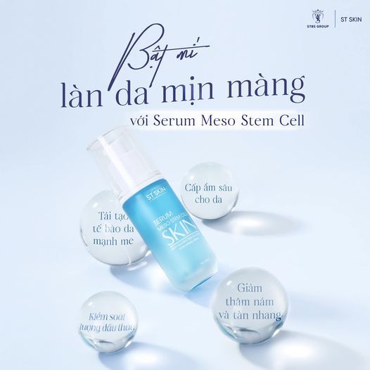 St Skin Moisturizing Serum - Genuine Meso Stem Cell Skin Serum Fade ...