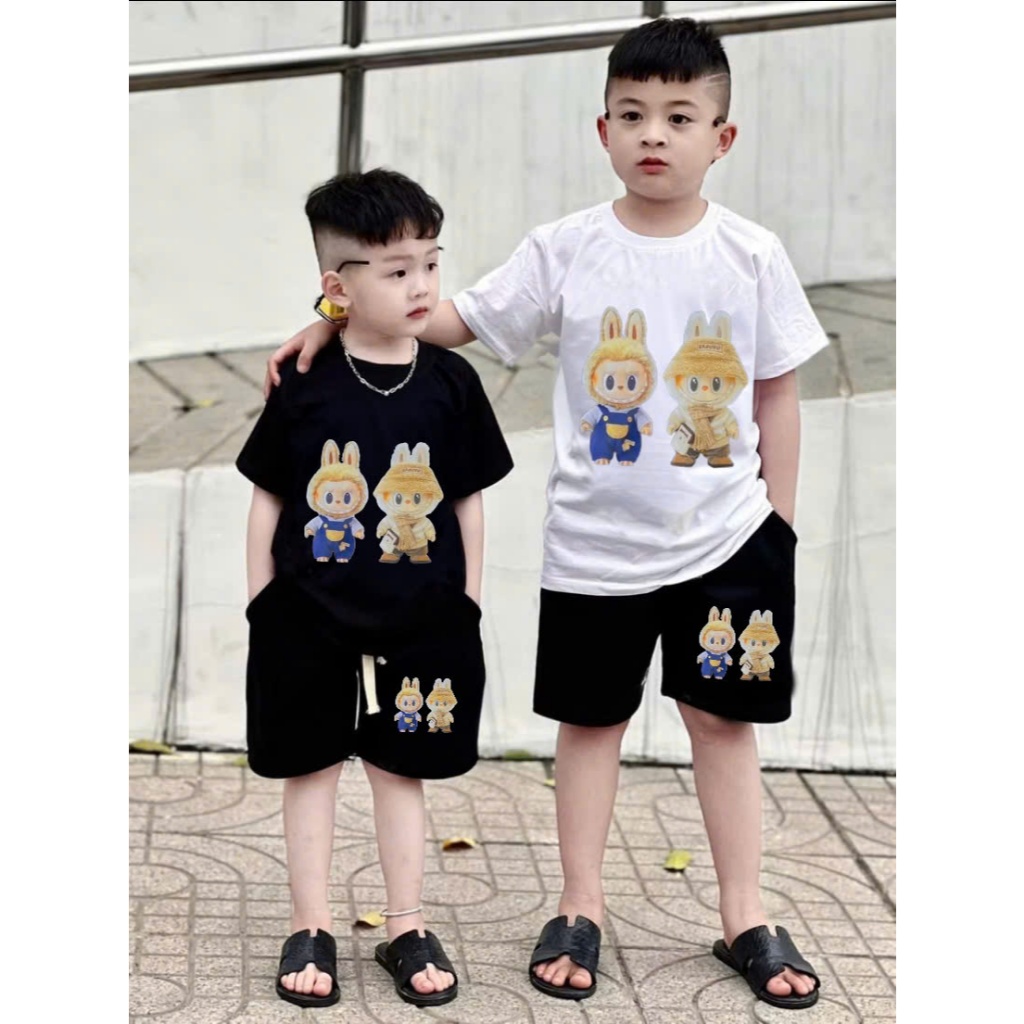 CUTE LABUBU CLOTHING SET FOR BOYS FROM 8 - 45 KG. | Shopee Malaysia