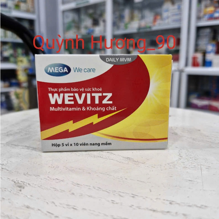 (Retail Blister packs) WEVITZ Multivitamin tablets help supplement ...
