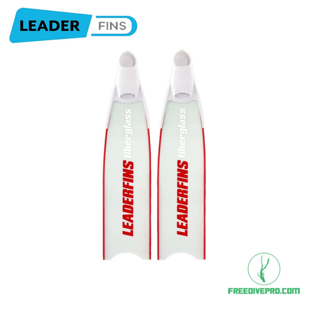Transparent Freediving Leaderfins Red Logo ICE BI-FINS | Shopee Malaysia