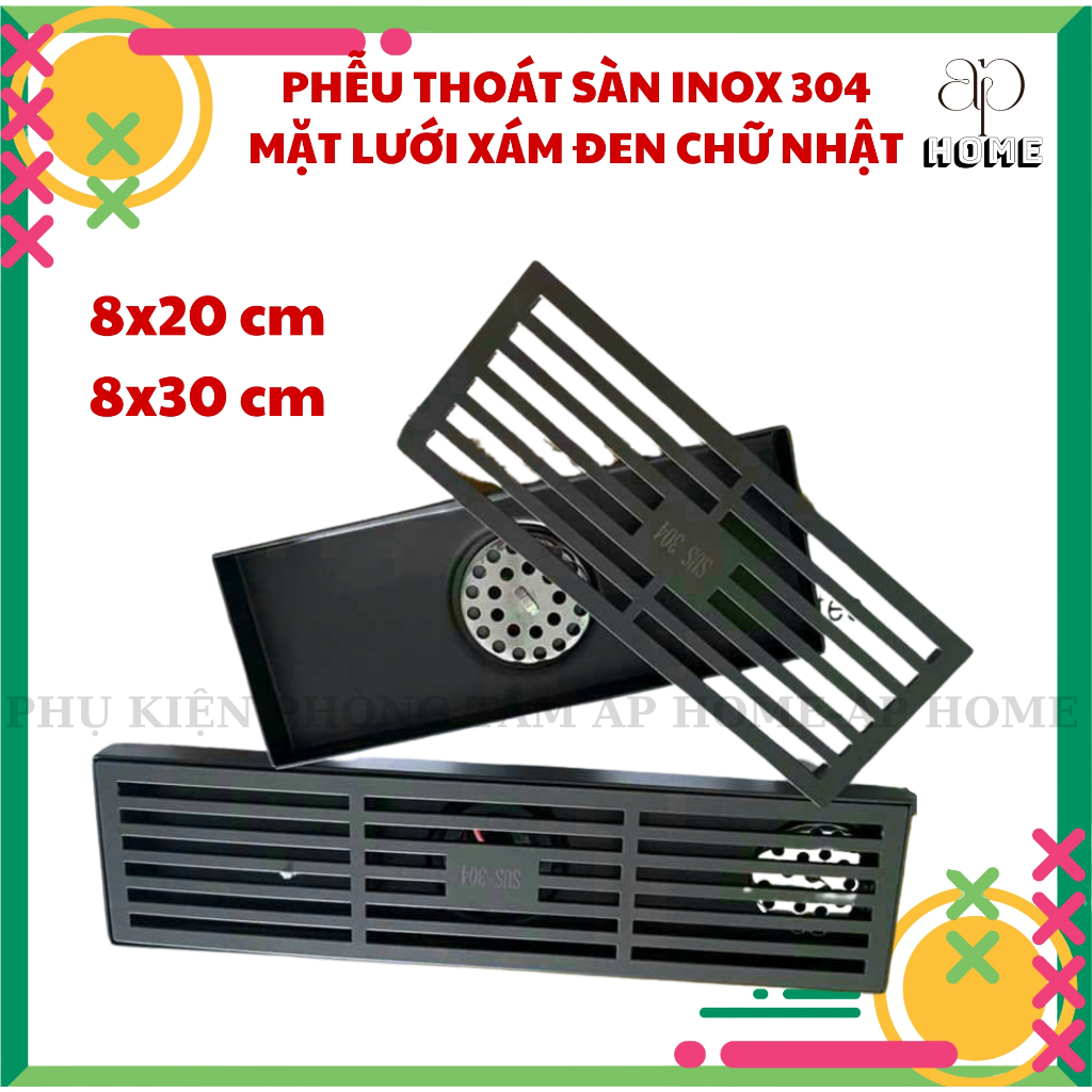 Durable and beautiful stainless steel 304 rectangular floor drain ...