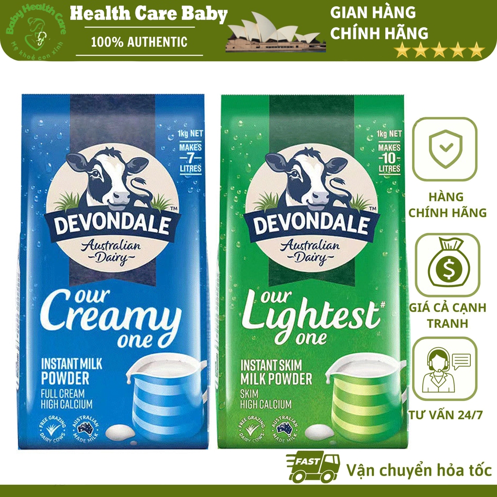 Devondale Instant Skim Milk Powder Australia 1kg | Shopee Malaysia