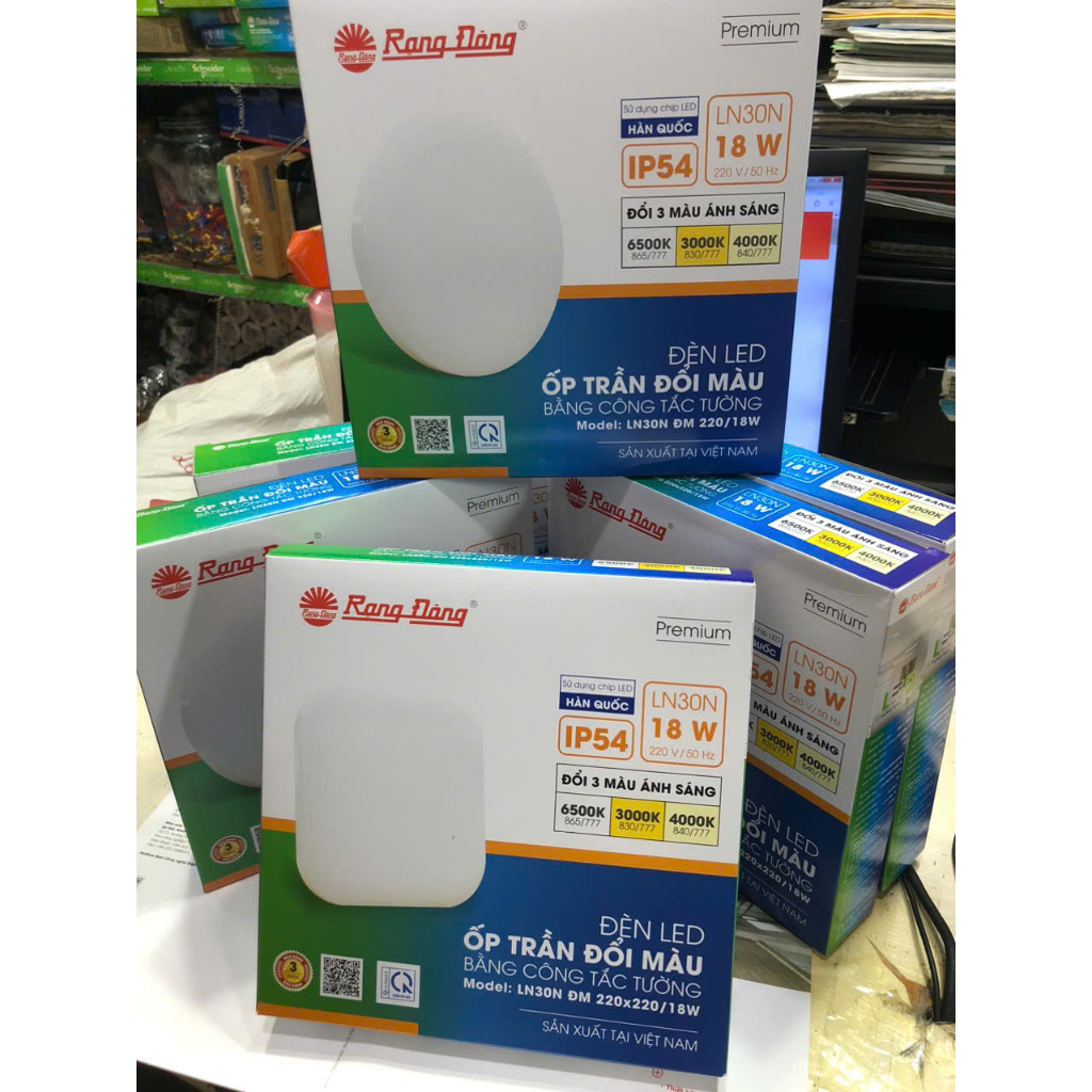 Rang Dong LN30 Led Ceiling Light, round and square color changing, 18w ...