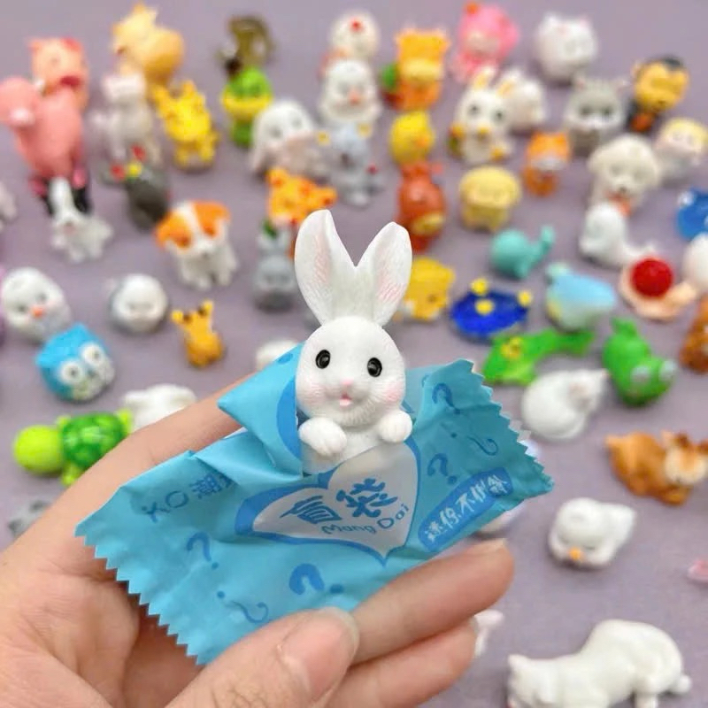 1 Blind Bag of Cute, Fun, Mini Animal Shape Cute Blind Candy Surprise ...