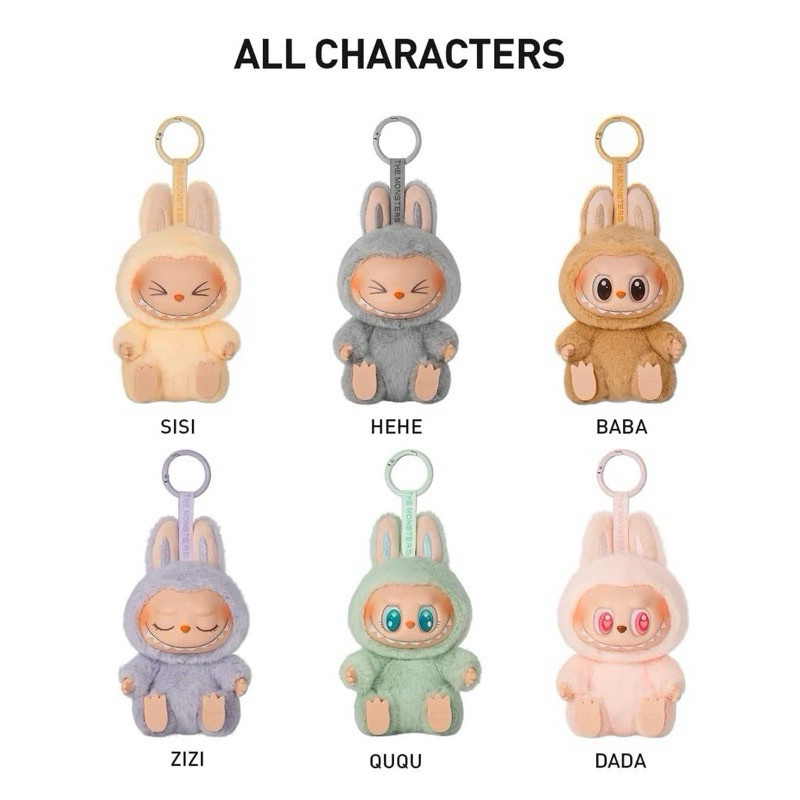Blind box cute Labubu V2 Check Card HeHe model | Shopee Malaysia