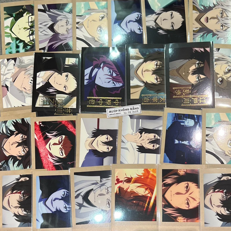 [AVAILABLE Bsd - P07] pola card BUNGOU STRAY DOGS dignity vol 5 ...