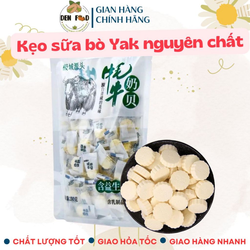 Pure Yak Cow's Milk Candy Tablets 250gr Pack - Denfood Snacks | Shopee ...