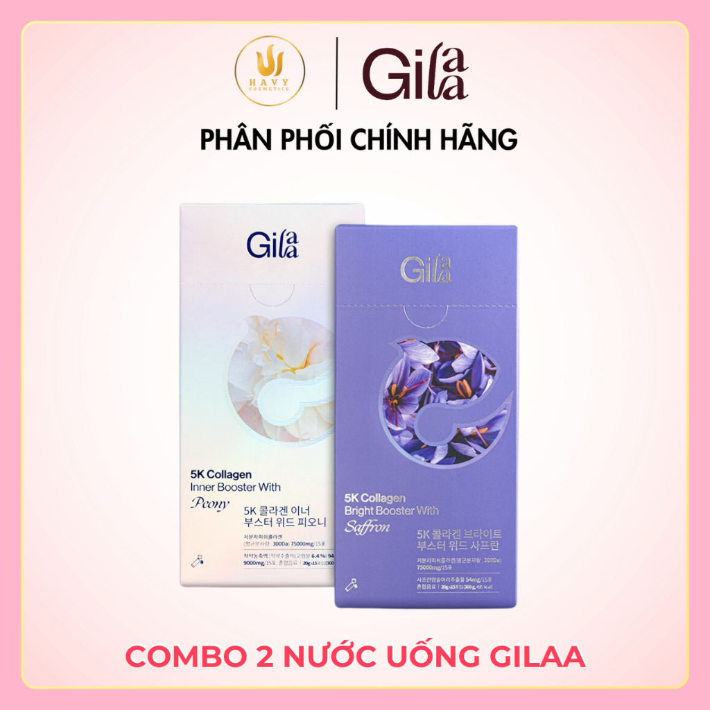 Gilaa Super Molecular Collagen Drink 300DA Combined with Saffron for ...