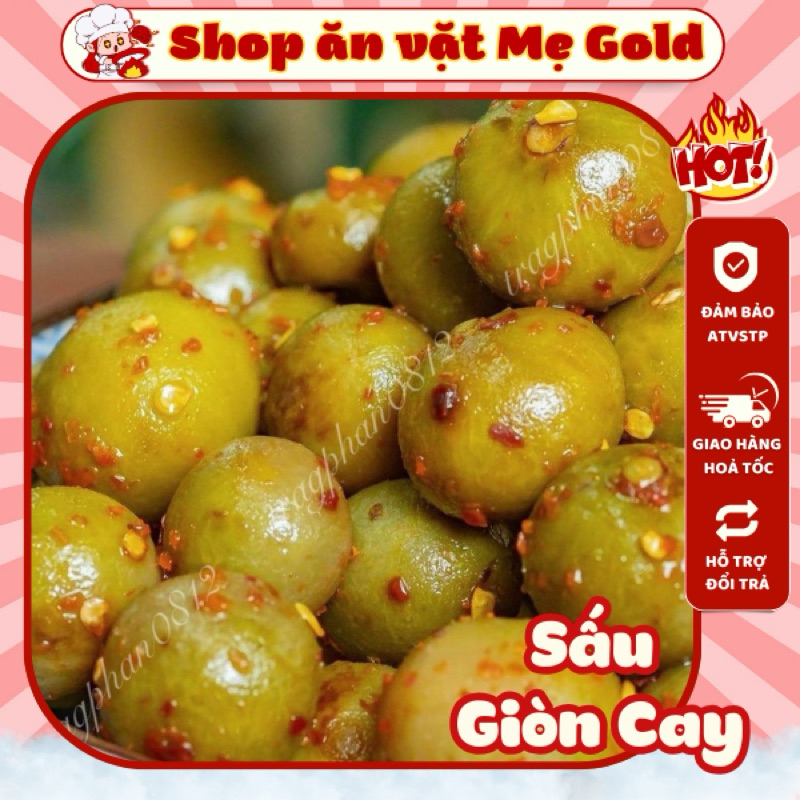 Crispy apricot, spicy, sweet and sour, crispy alligator soaked in salt ...
