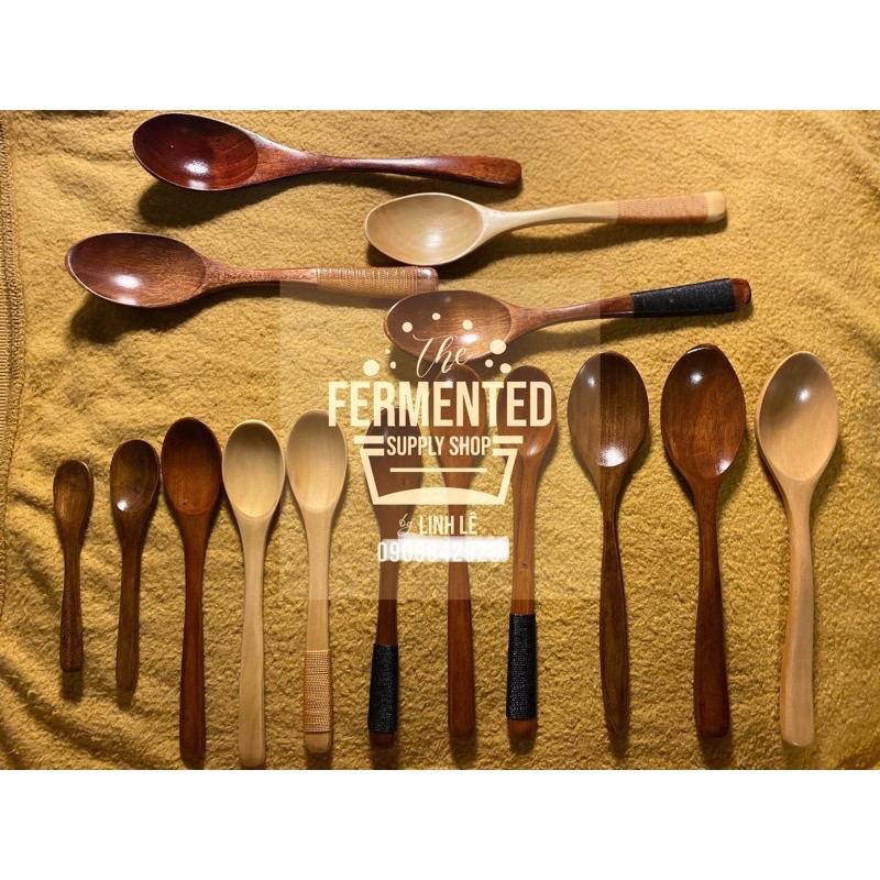 Wooden spoon made in Japan, super light kombucha scoby,milk kefir water ...
