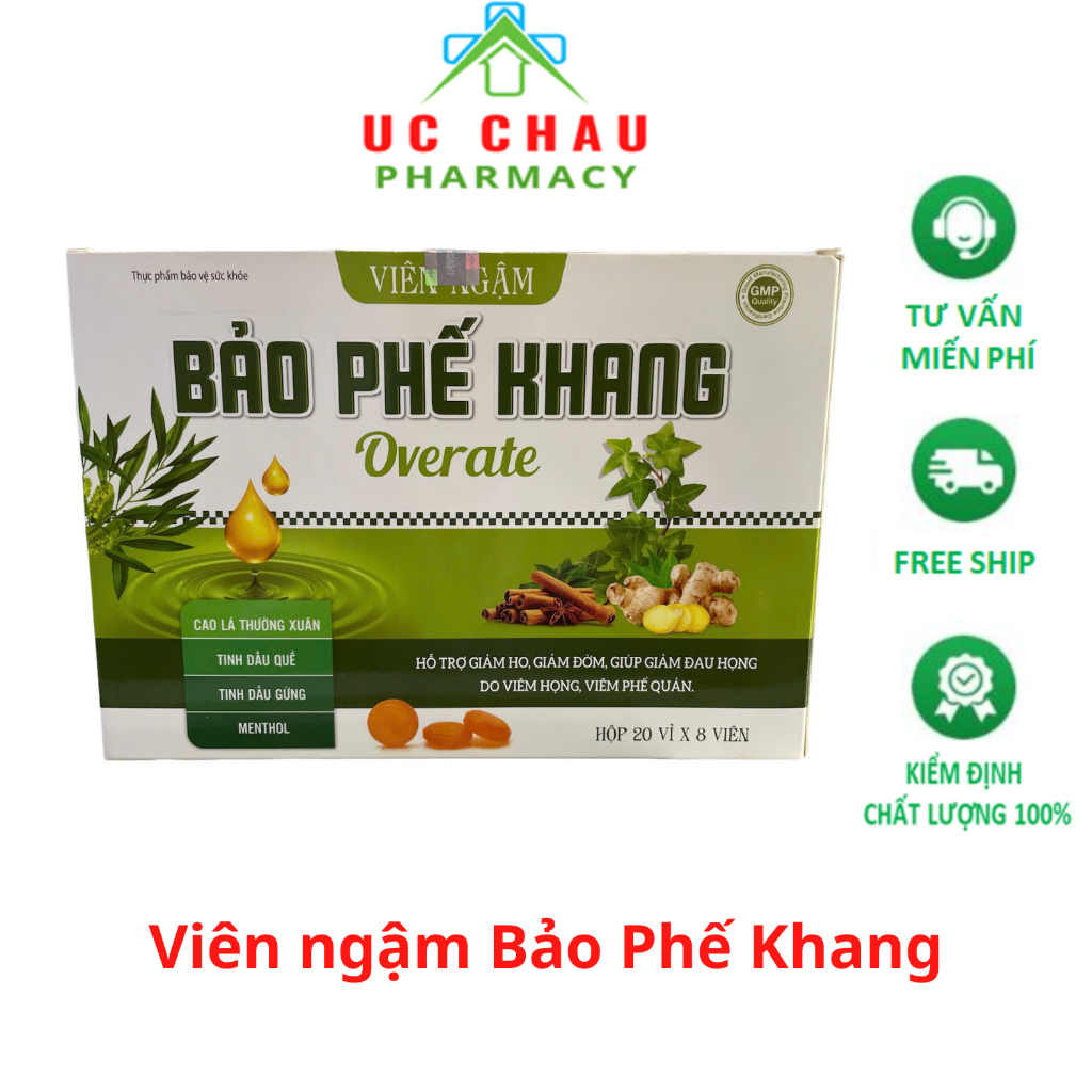 Bao Phe Khang cough lozenges, sore throat lozenges Blister of 8 | Shopee Malaysia