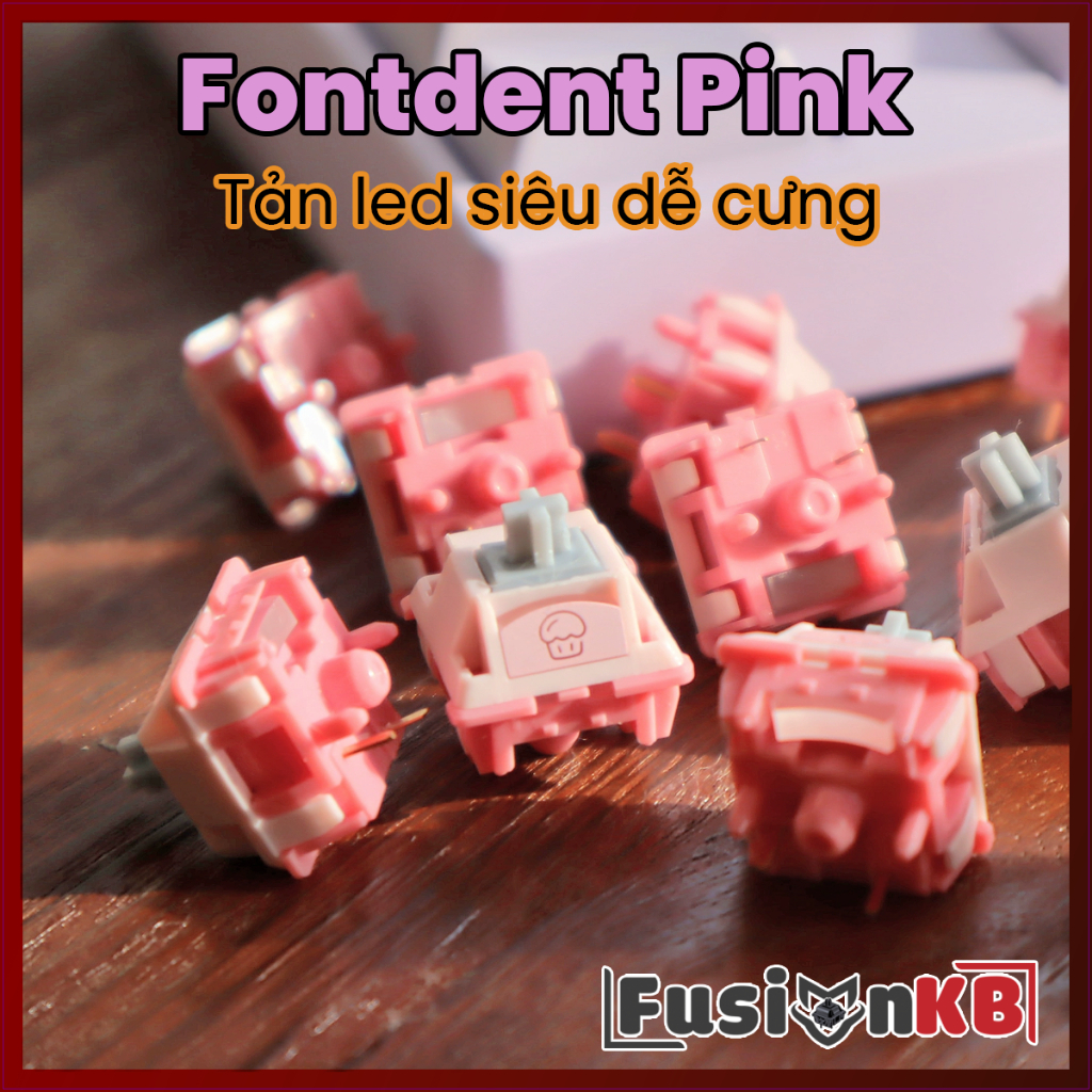 Fondant Pink | Linear switch | Tecsee Switch | Collectible Switch ...