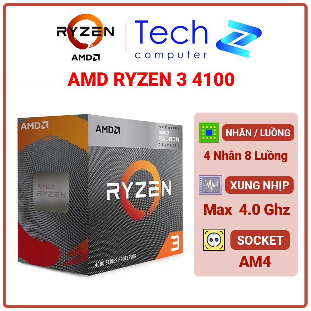 Genuine AMD Ryzen 3 4100 CPU | Shopee Malaysia
