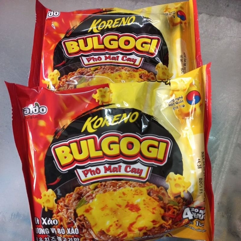 Bulgogi koreno spicy cheese stir-fried noodles 100g | Shopee Malaysia