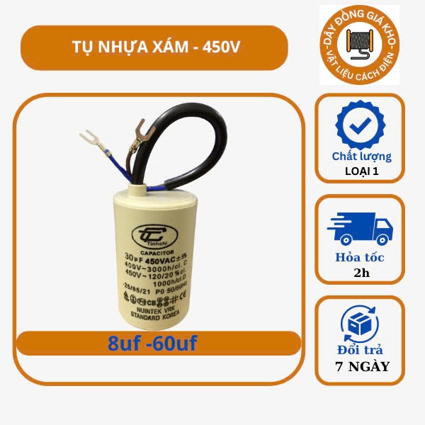 Water pump capacitor,450V AC electric motor capacitor, Gray capacitor ...