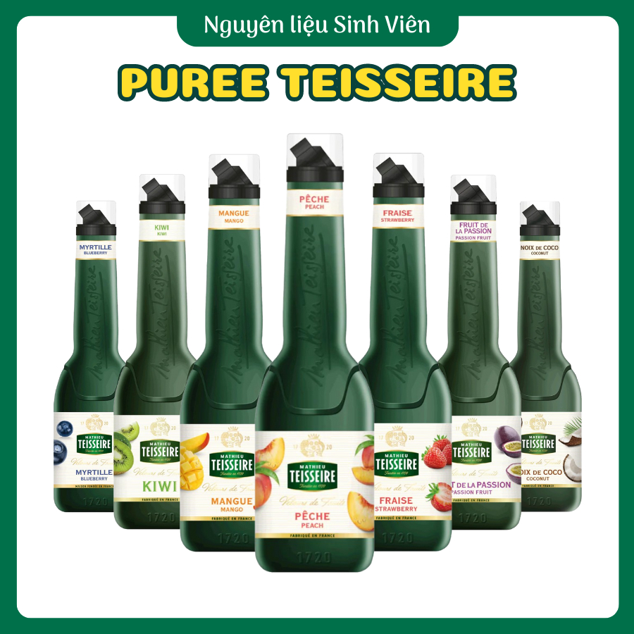 Puree Teisseire jam/Puree of all flavors (1L) | Shopee Malaysia