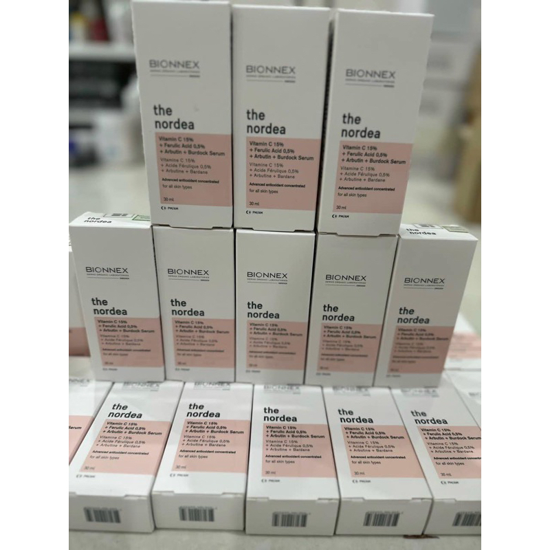 Bionnex The Nordea Skin Whitening Essence Vitamin C 15% + Ferulic Acid 0.05% + Arbutin + Burdock ...