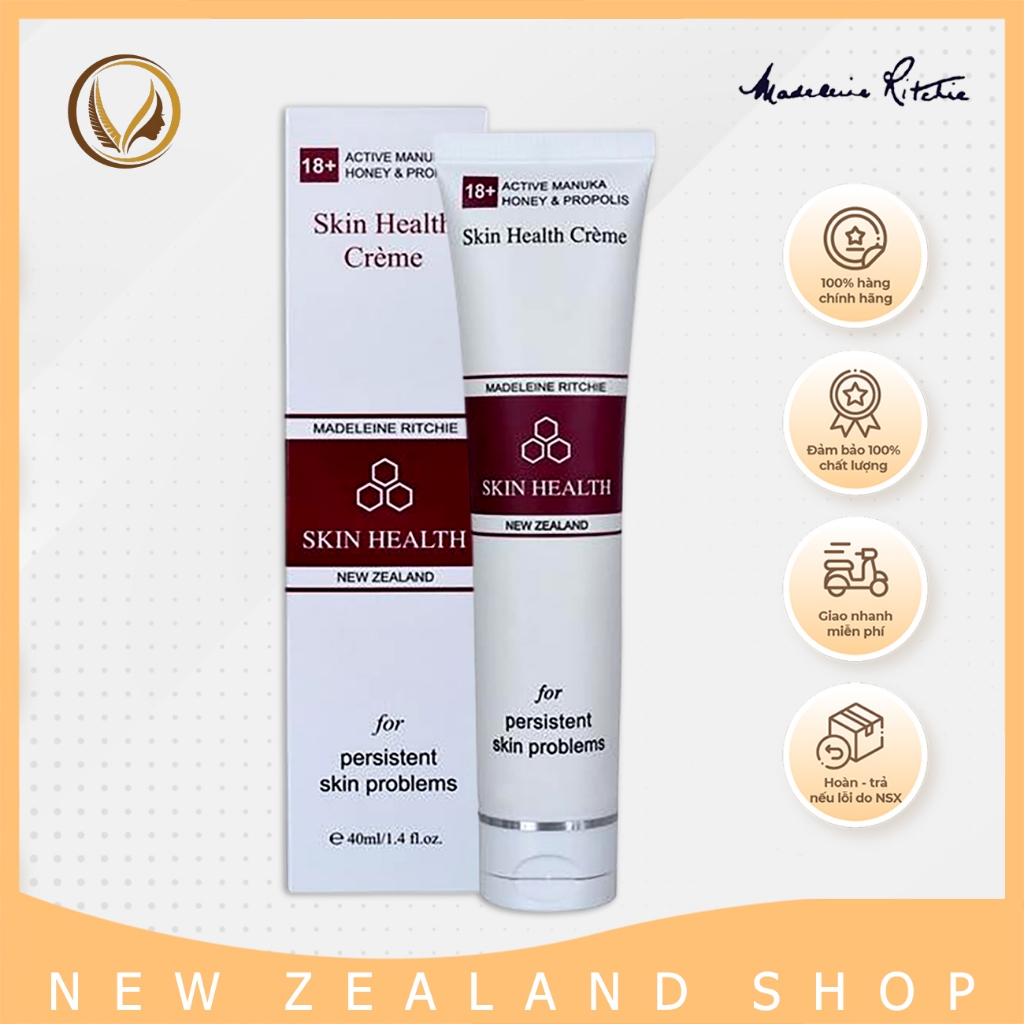 Madeleine Ritchie Skin Health 18+ Manuka honey acne removal cream, dark ...