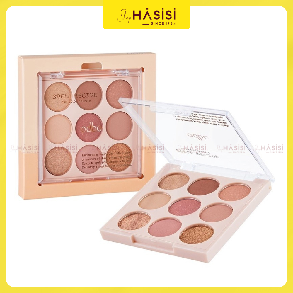 Odbo 9-pan Eye Color - Spell Recipe Eye Color Palette OD2005 7g ...