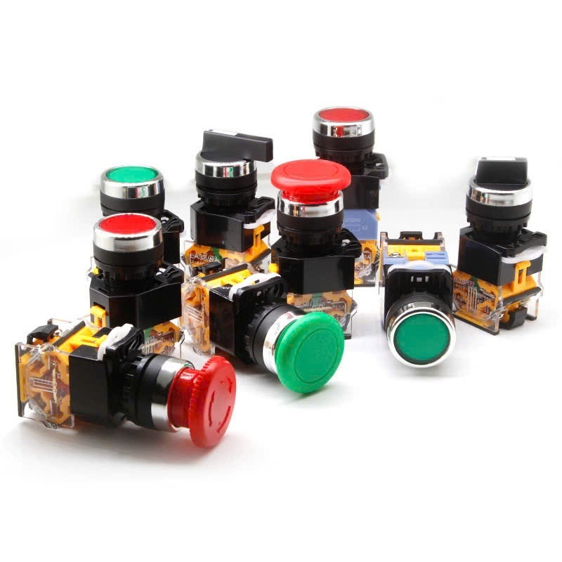 La38 rotary switch 2 3 positions, start button, release, hold down, no ...
