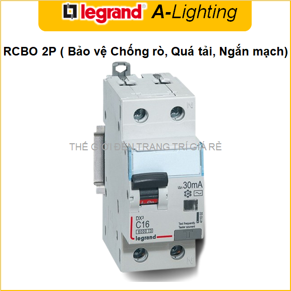 Rcbo circuit breaker 1 phase 2p anti-shock overload short circuit 6A ...