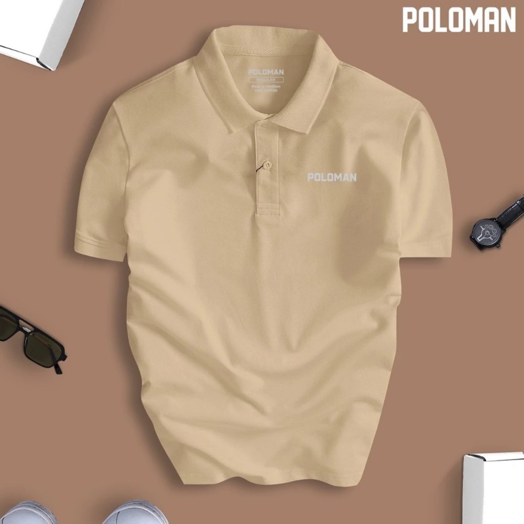 Poloman polo shirt with crocodile CVC collar is luxurious, elegant ...