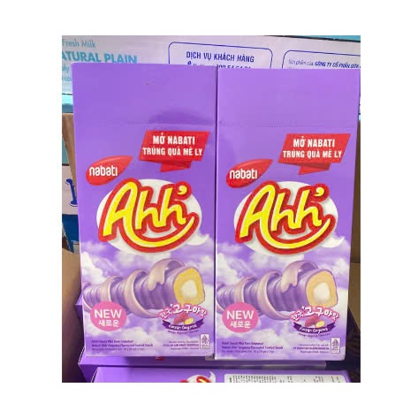 Cheese Covered Snack & Nabati Ahh Purple Sweet Potatoes 90g (10 packs x ...