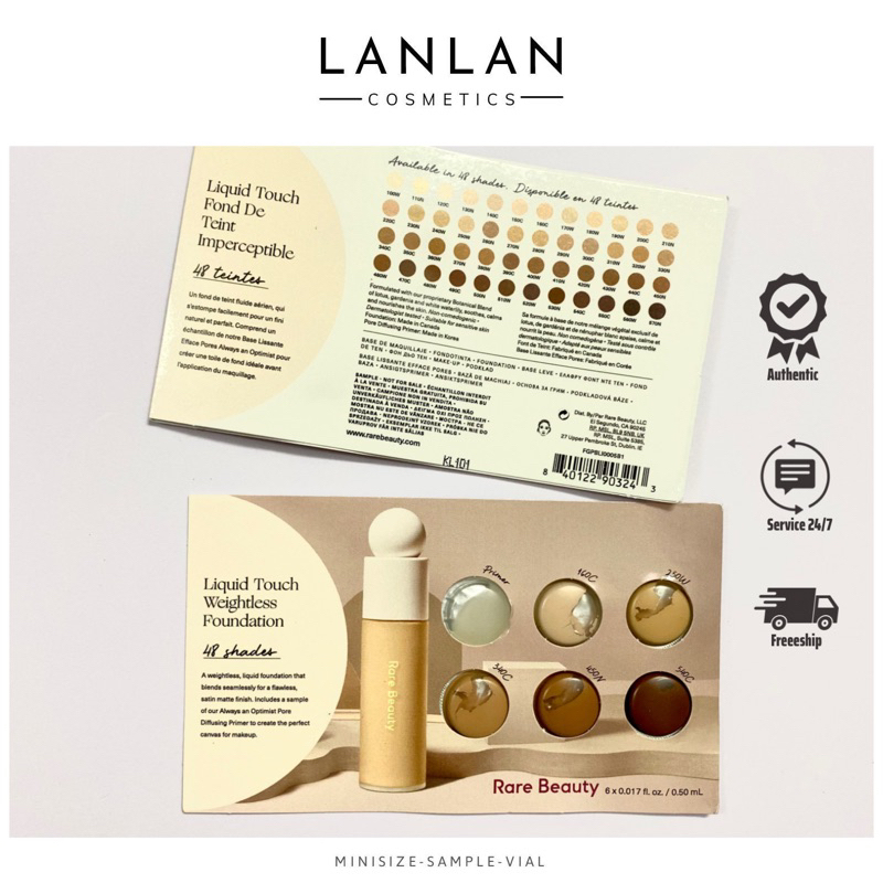 Liquid Touch Weightless Foundation [Sample 6 boxes] | Shopee Malaysia