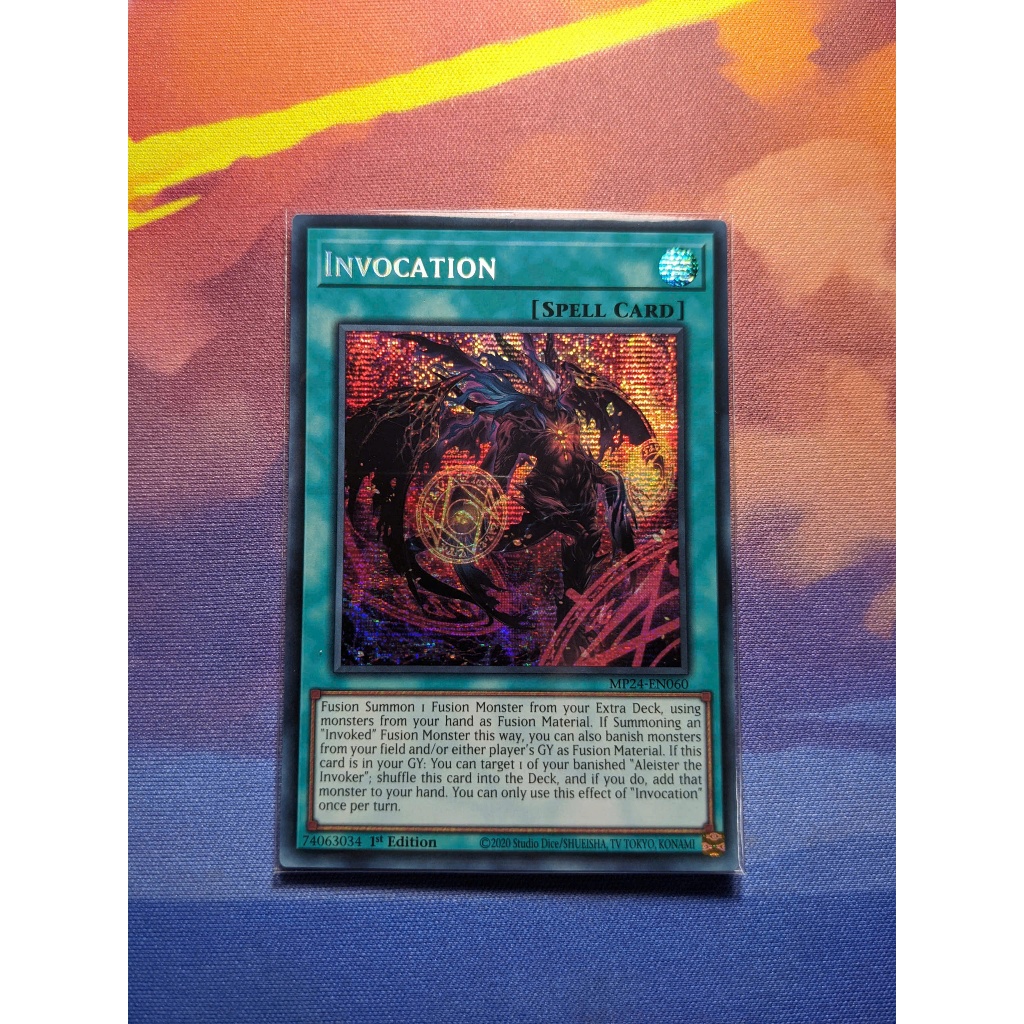 Invocation (Alternate Art) card - MP24-EN060 - Prismatic Secret Rare ...