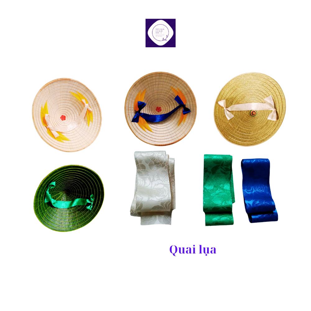 Silk hat strap/Conical hat strap made from silk fabric (one layer, with ...