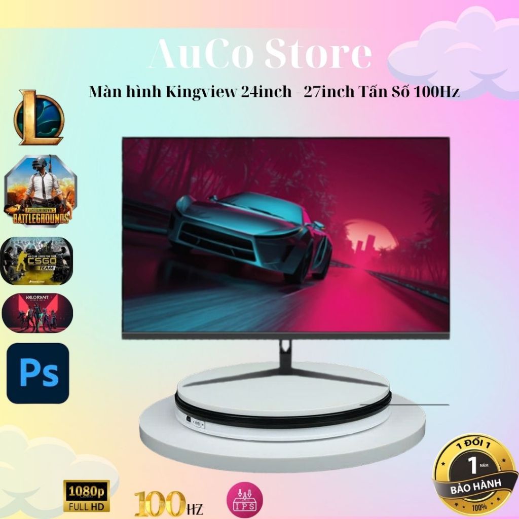 Kingview 24 - 27inch Monitor, Frequency 100Hz, Borderless, Full HD, | Shopee Malaysia