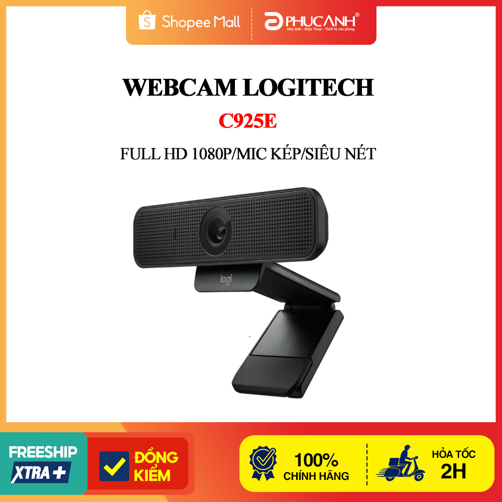 Logitech C925e Webcam full HD 1080P/dual mic/super net | Shopee Malaysia