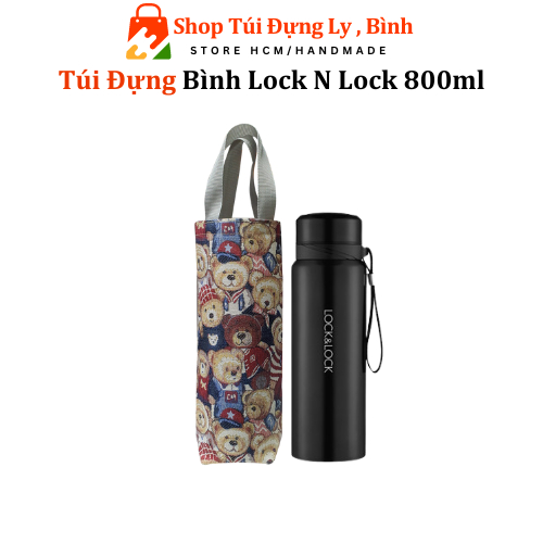 Locknlock Thermos Bottle Bag 800ml Beautiful Handmade Model | Shopee ...