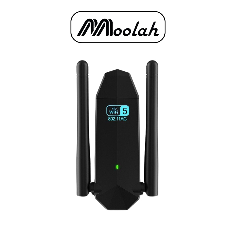 Moolah Genuine Usb Wifi Receiver High Speed Wireless Computer Network ...