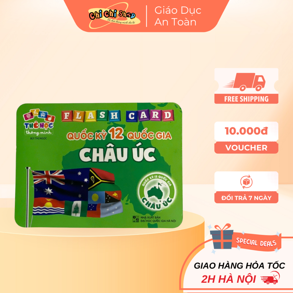 Set of 12 National Flag Cards of 12 Australian Countries, Bilingual ...