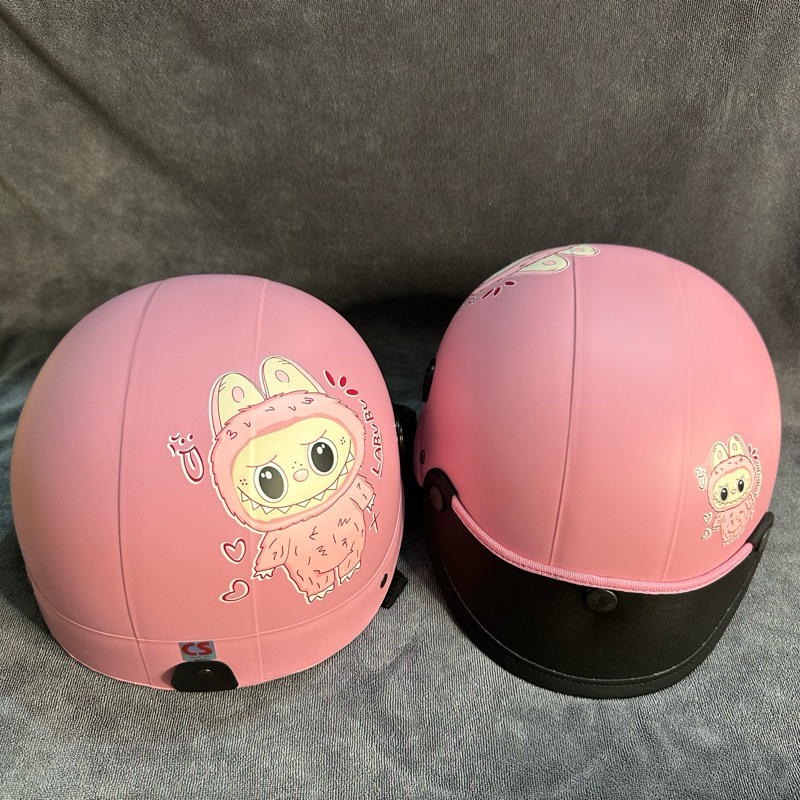 Labubu painted helmet {New Model } | Shopee Malaysia