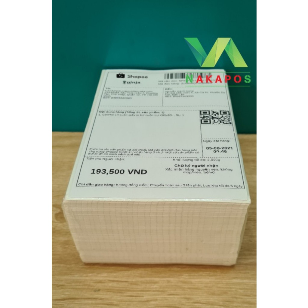 THERMAL PRINTING PAPER A6 SIZE SIZE 100mmx150mm FILE 500 SHEETS ...
