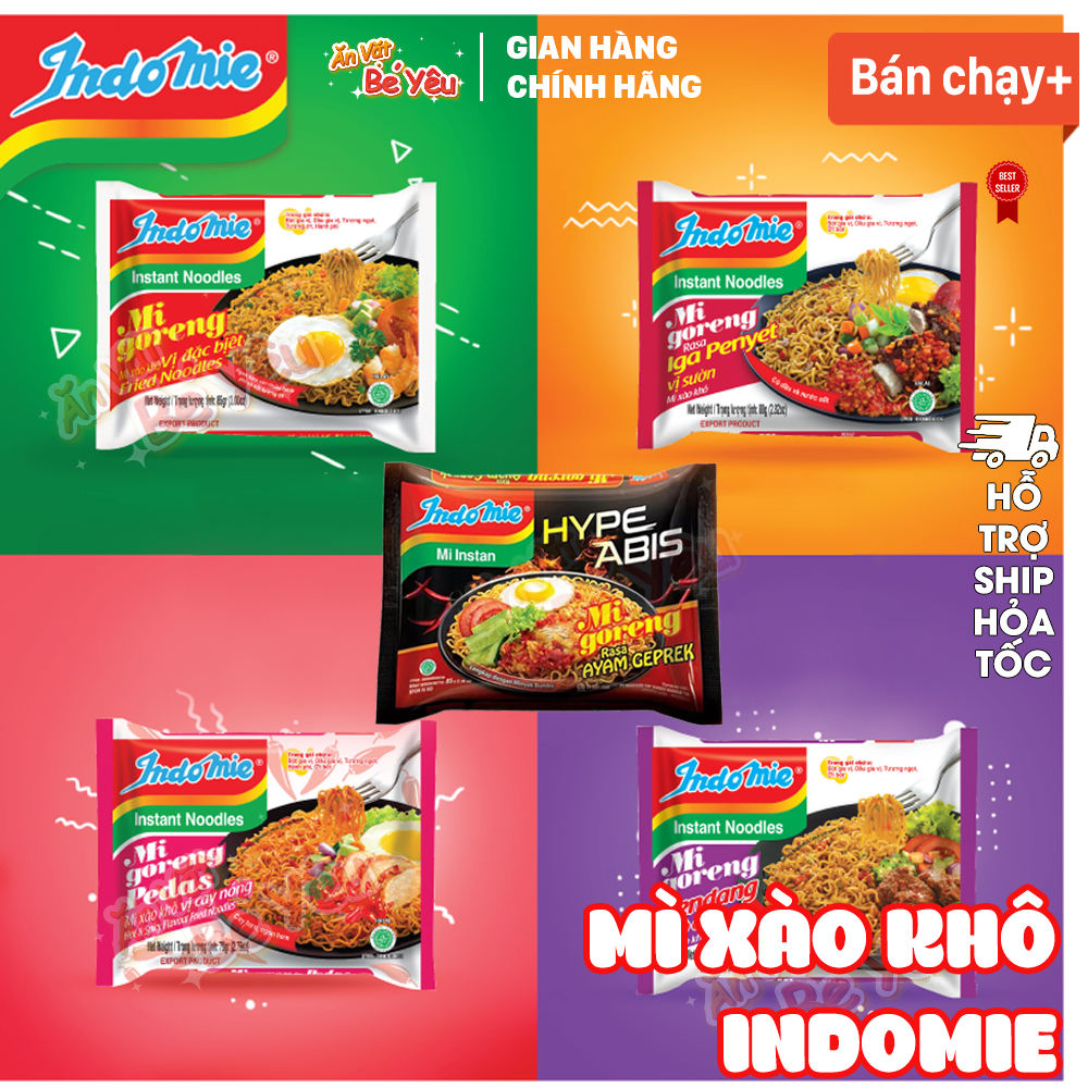 Indomie noodles, dry fried noodles, Indo Mi Goreng mixed noodles of all ...