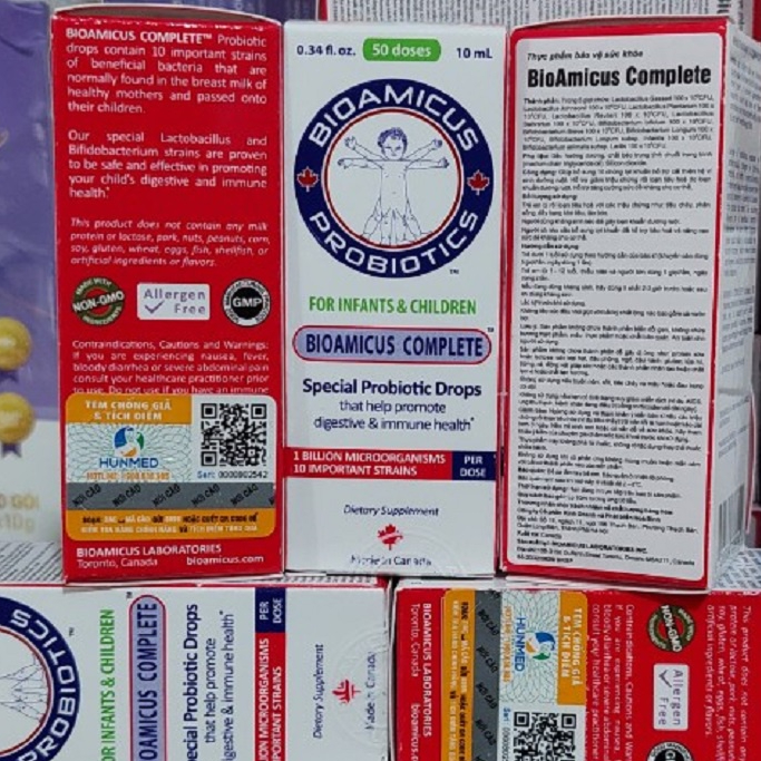 Bioamicus Complete Probiotics Syrup strengthens baby's digestive system ...