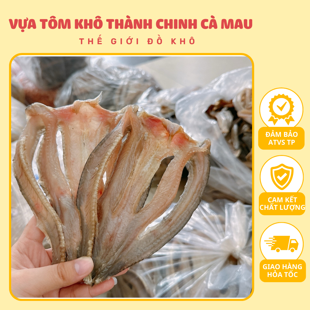 Dried Ca mau snakehead fish 1kg, naturally dried, less salty, chewy and ...