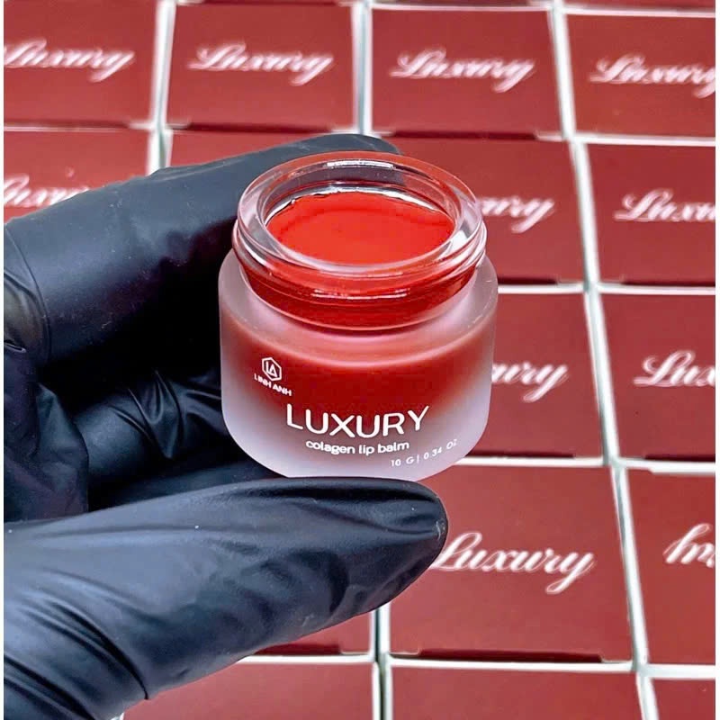 Luxury Red Pomegranate Lip Balm - Collagen Lip Balm Skincare 10g ...