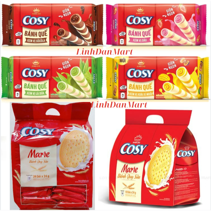 Cozy waffles of all flavors 117g - Cozy Marie milk biscuits 240g - Cozy ...