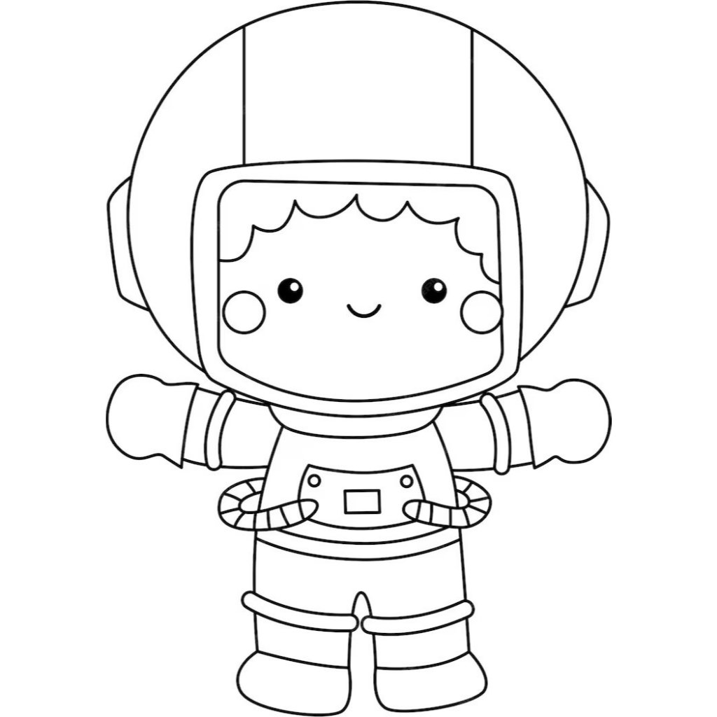 Set of 50 Coloring Pages Astronaut Theme - Space Travel - For Children ...