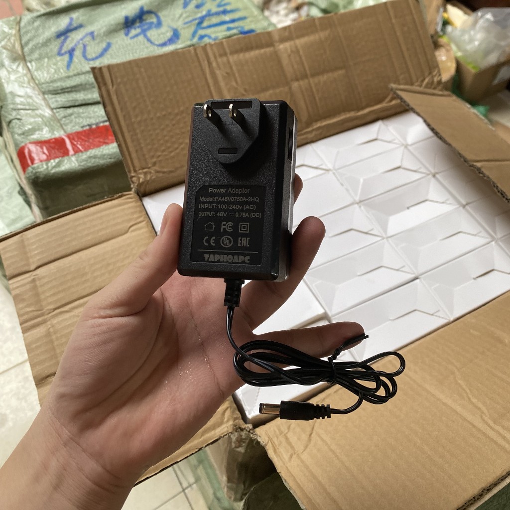 DC power source 48V - 0.75A modem, router, switch, wifi Aruba, Ruckus ...