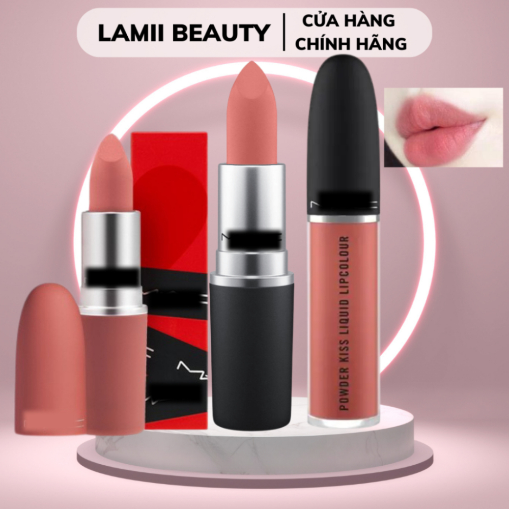 Ma Powder Kiss Lipstick color 314 Mull It Over Mini 1.5g Full Box/ KIKO ...