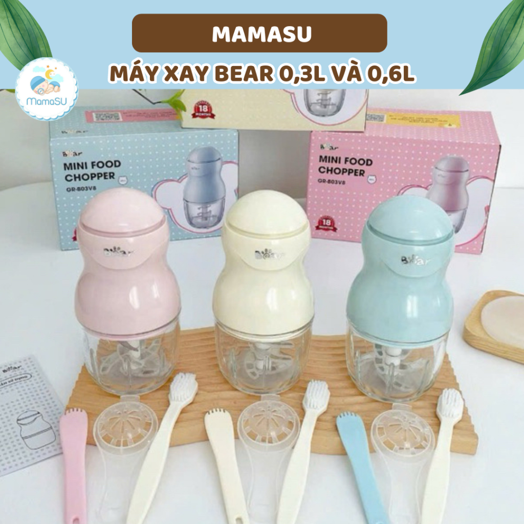 Bear Multifunctional Blender 0.6L and 0.3L for Baby Weaning Bear ...