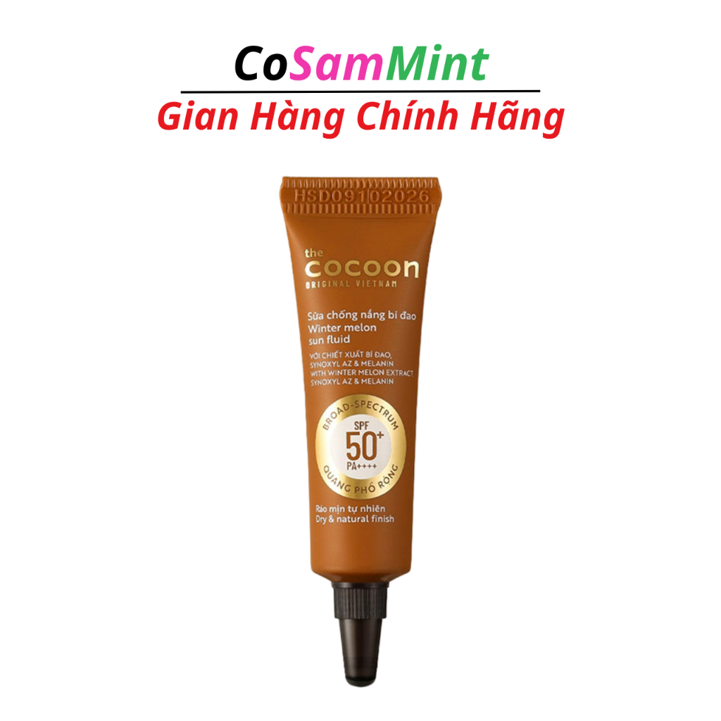 Cocoon Winter Melon Sun Fliud Oil Control, Tone Lifting Sunscreen SPF50 ...