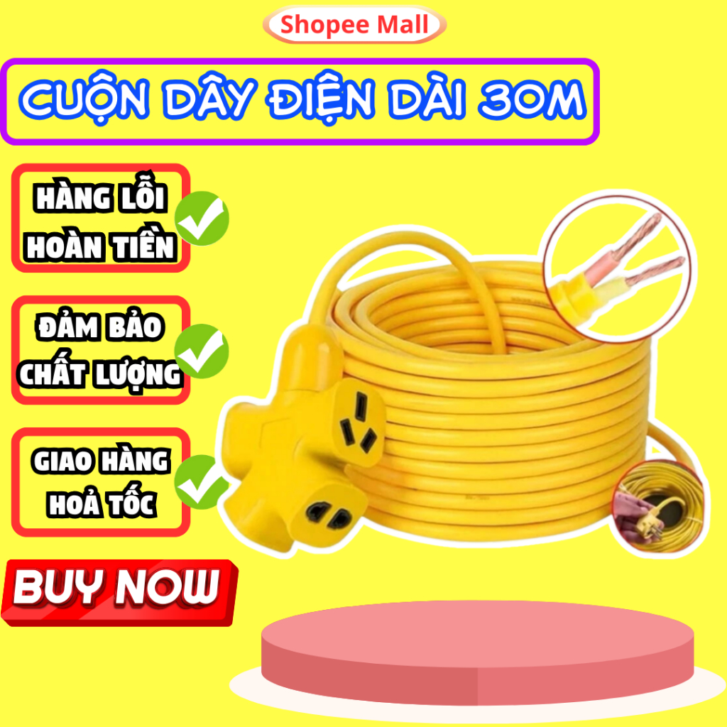 Electrical Cord Coil with Socket TYPE 1, Multi-Purpose High-Heavy ...