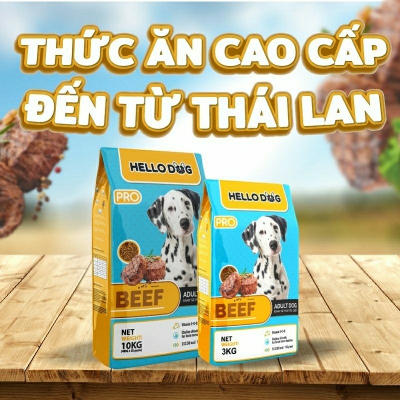 [pettohouse Express] Combo of 10 packs of Hello dog beef flavor dog ...