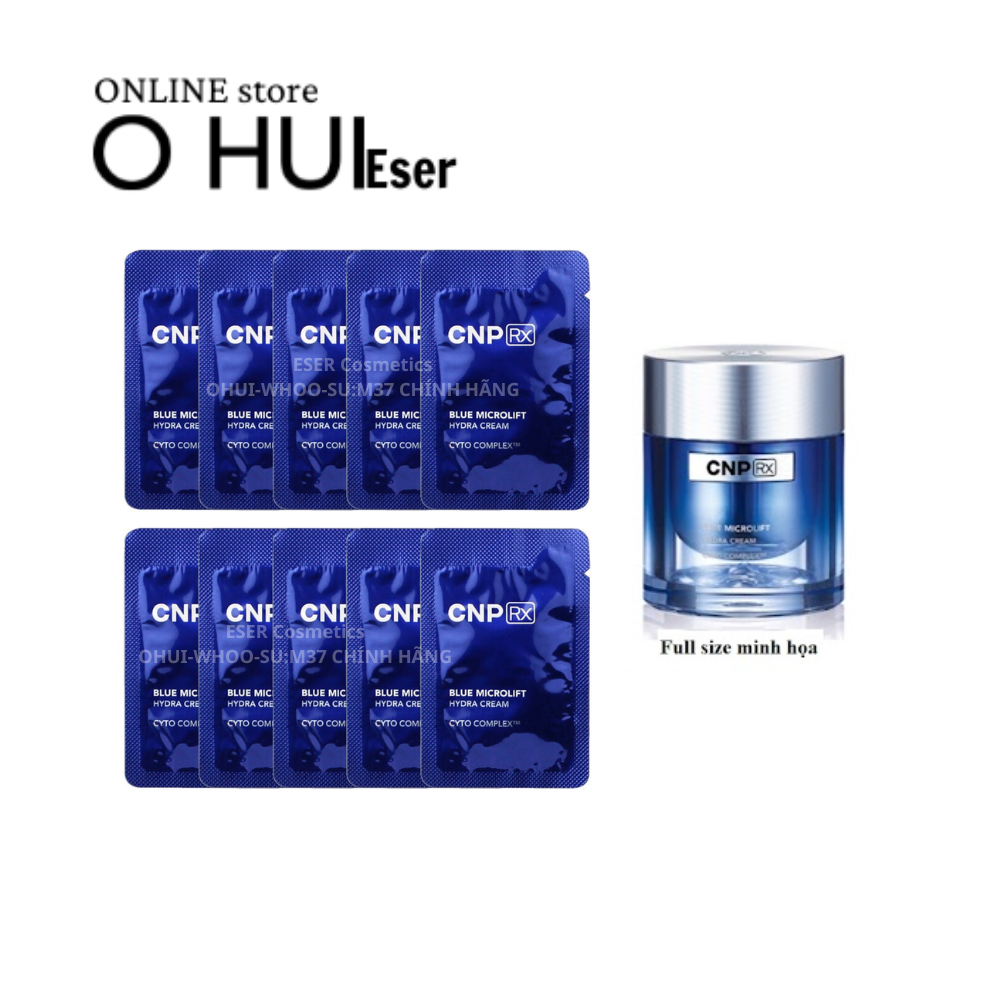 10 sample packs of CNP RX Blue Microlift Hydra Cream 1ml _ESERsample ...